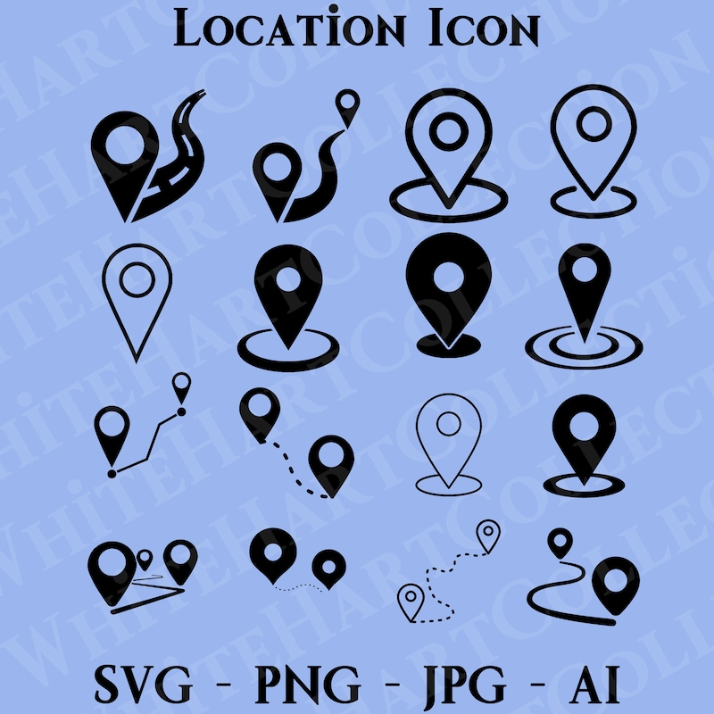 Location Map Images - Etsy