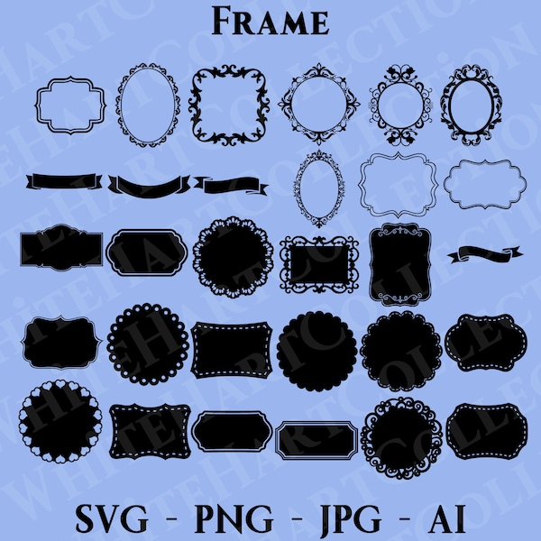 Swirly Frames - Etsy