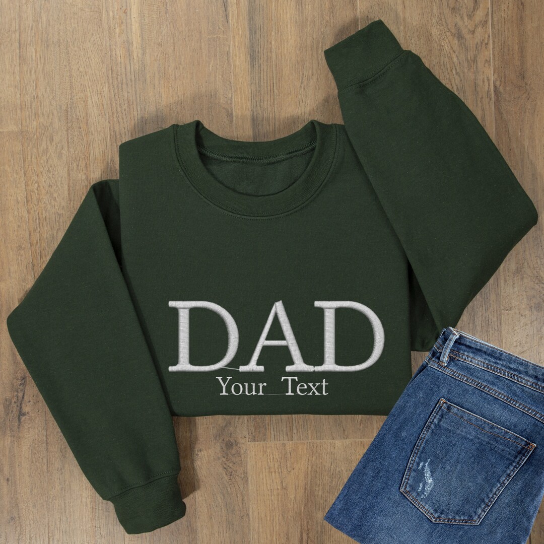 Embroidery Papa Est. 2024 Shirt, Custom Family Name Fathers Shirt ...