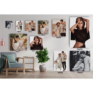 Custom Portrait, Canvas Prints With Your Photos, Personalized Pictures ...