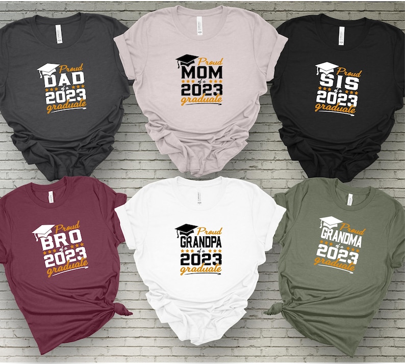 Custom Family Graduation Shirt Personalized With Class of - Etsy