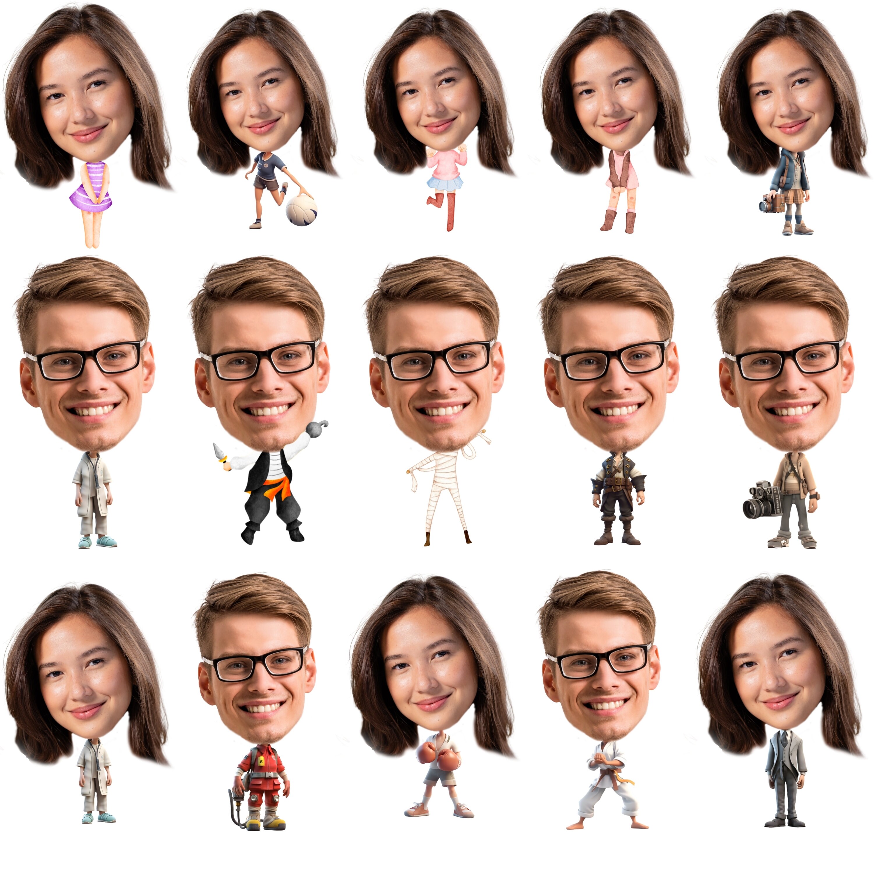 Custom Funny Birthday Face Png, Personalized Face Birthday Png ...