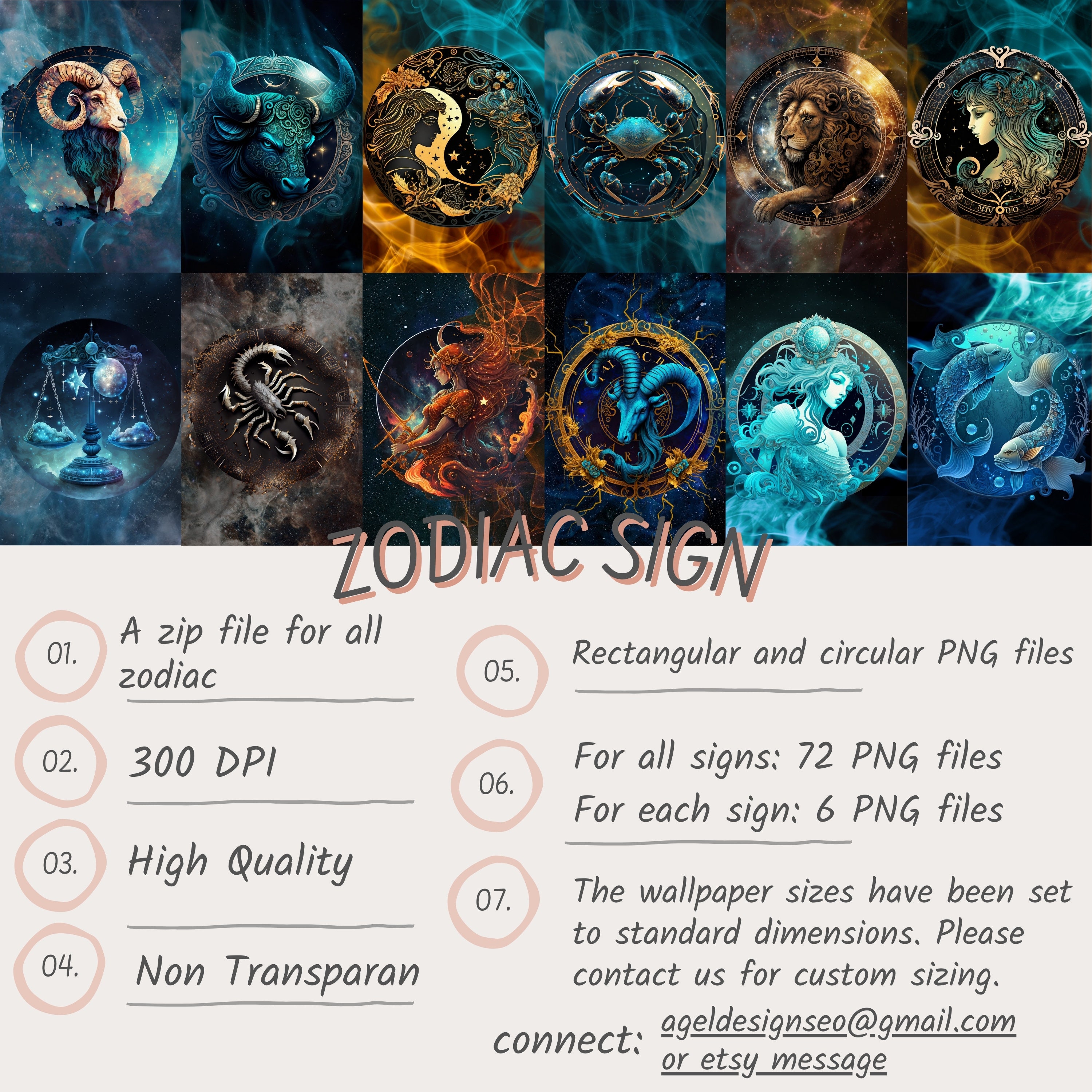 Fichiers PNG des signes du zodiaque, 12 options de Png de signes du ...