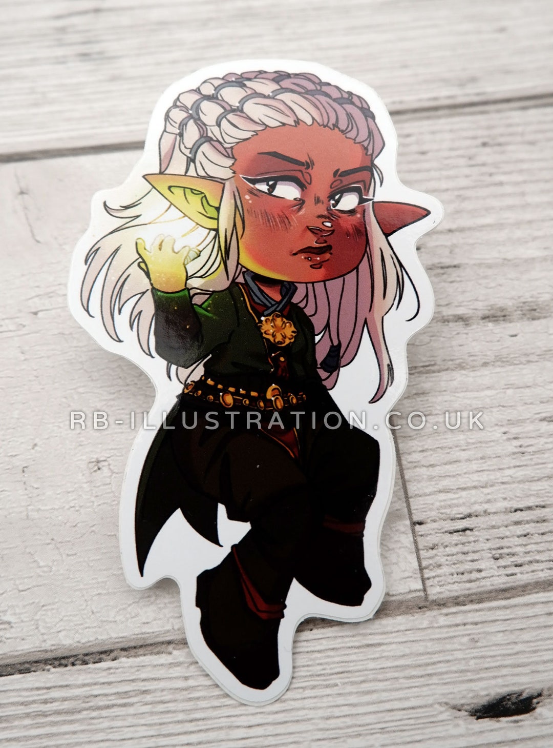 Jaheira BG3 Baldur's Gate 3 Glossy Vinyl Sticker - Etsy