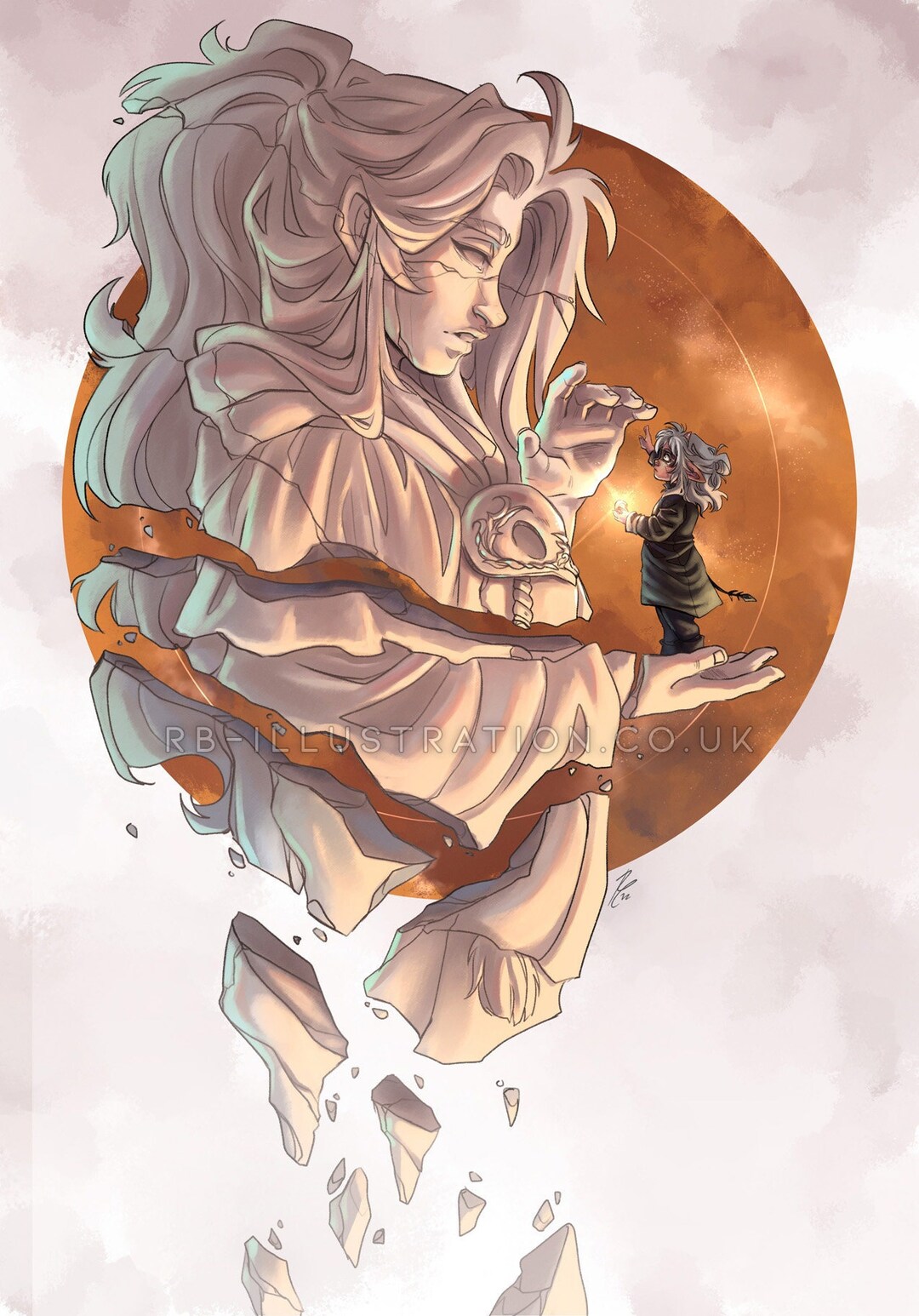 Sundered A4 Lustre Print FFXIV Azem Art Print - Etsy