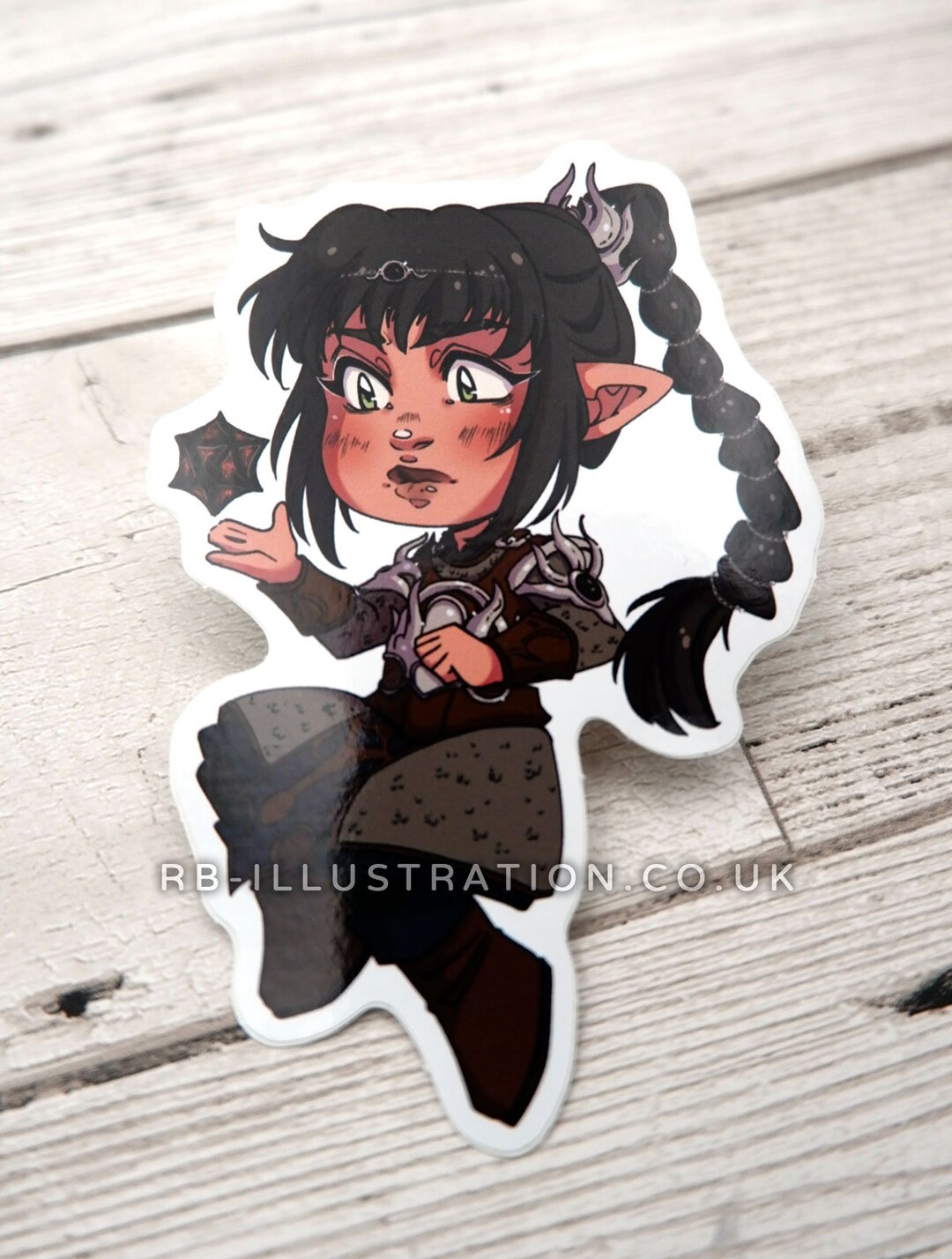 Shadowheart BG3 Baldur's Gate 3 Glossy Vinyl Sticker - Etsy