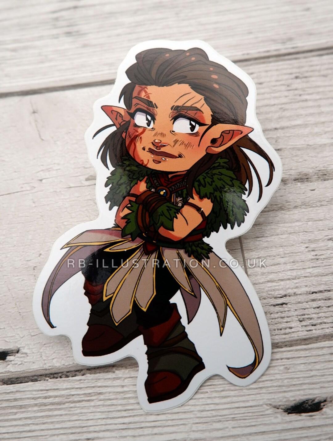 Halsin BG3 Baldur's Gate 3 Glossy Vinyl Sticker - Etsy