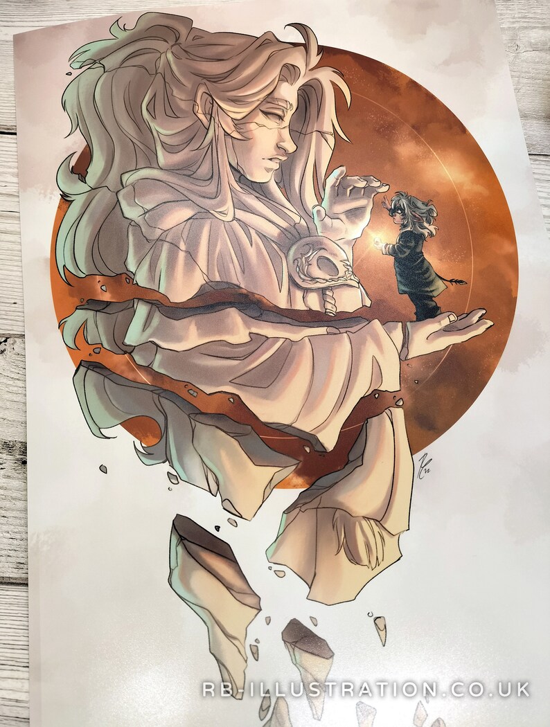 Sundered, FFXIV Azem A4 Art Print - Etsy