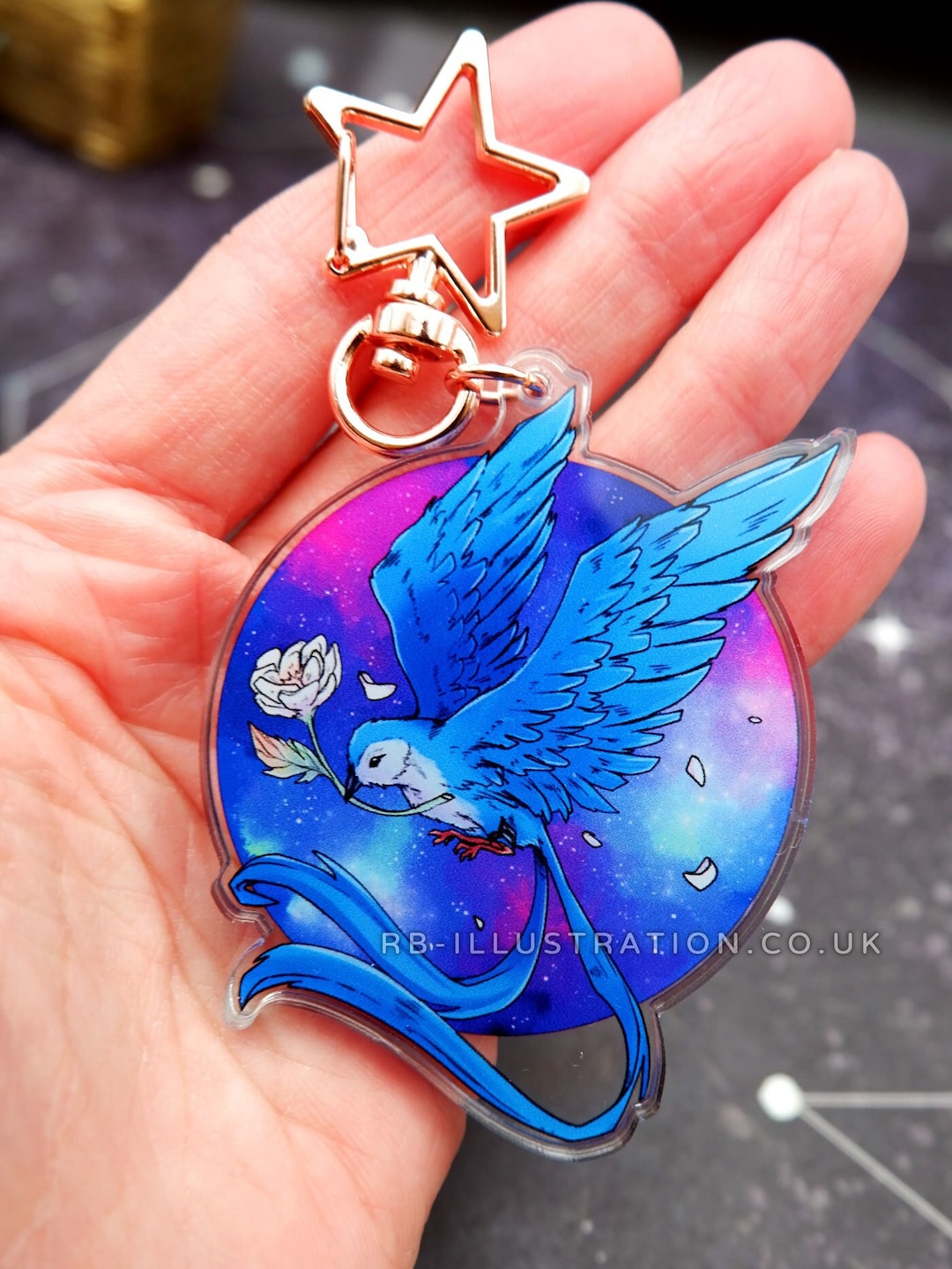 FFXIV Endwalker Starbird Meteion Double-layered Acrylic Charm - Etsy
