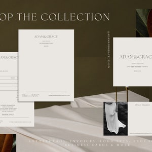 AG | Modern Minimal Canva Editable Letterhead Template | Professional ...