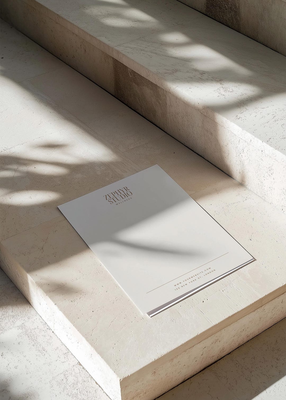 ZEPHYR | Luxury Business Letterhead Template | Canva Editable Headed ...