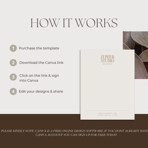 ZEPHYR | Luxury Business Letterhead Template | Canva Editable Headed ...