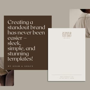 ZEPHYR | Luxury Business Letterhead Template | Canva Editable Headed ...