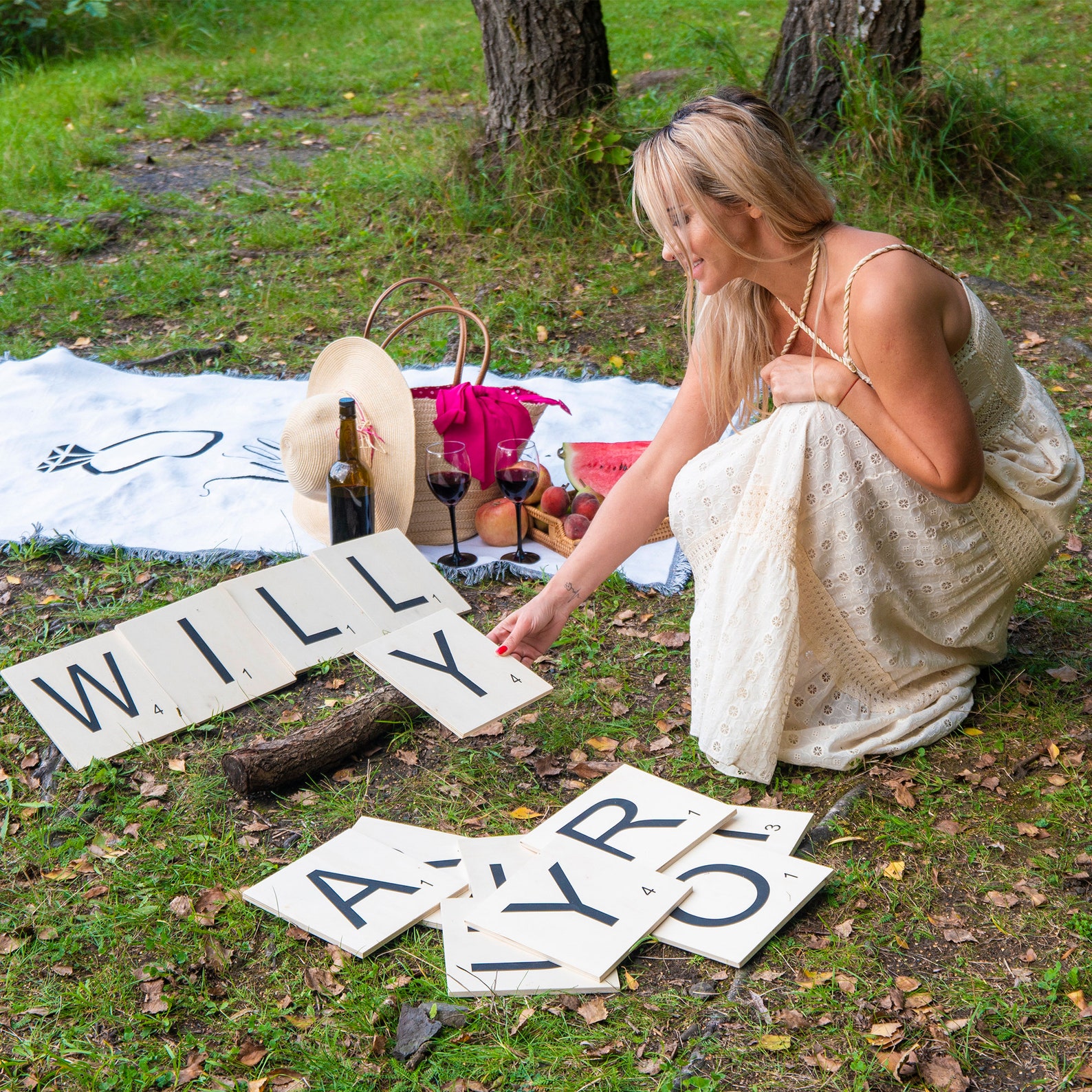 Scrabble Proposal Will You Marry Me Sign. Oversized Wood Tiles for ...