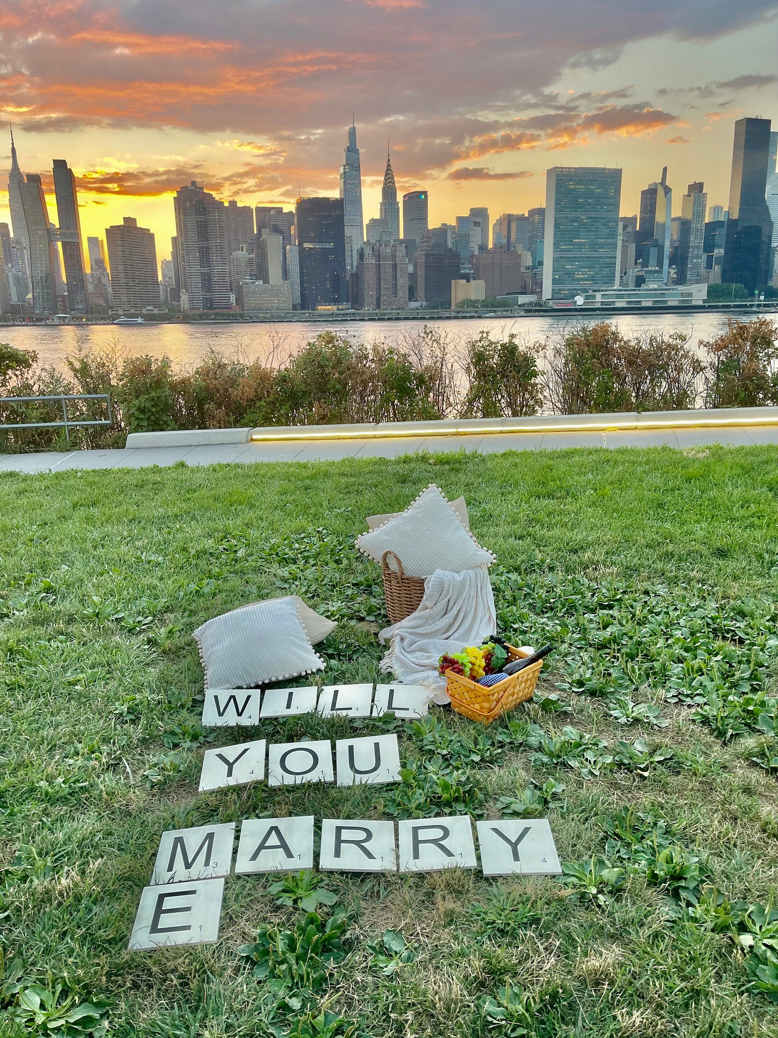 Scrabble Proposal Will You Marry Me Sign. Oversized Wood Tiles for ...