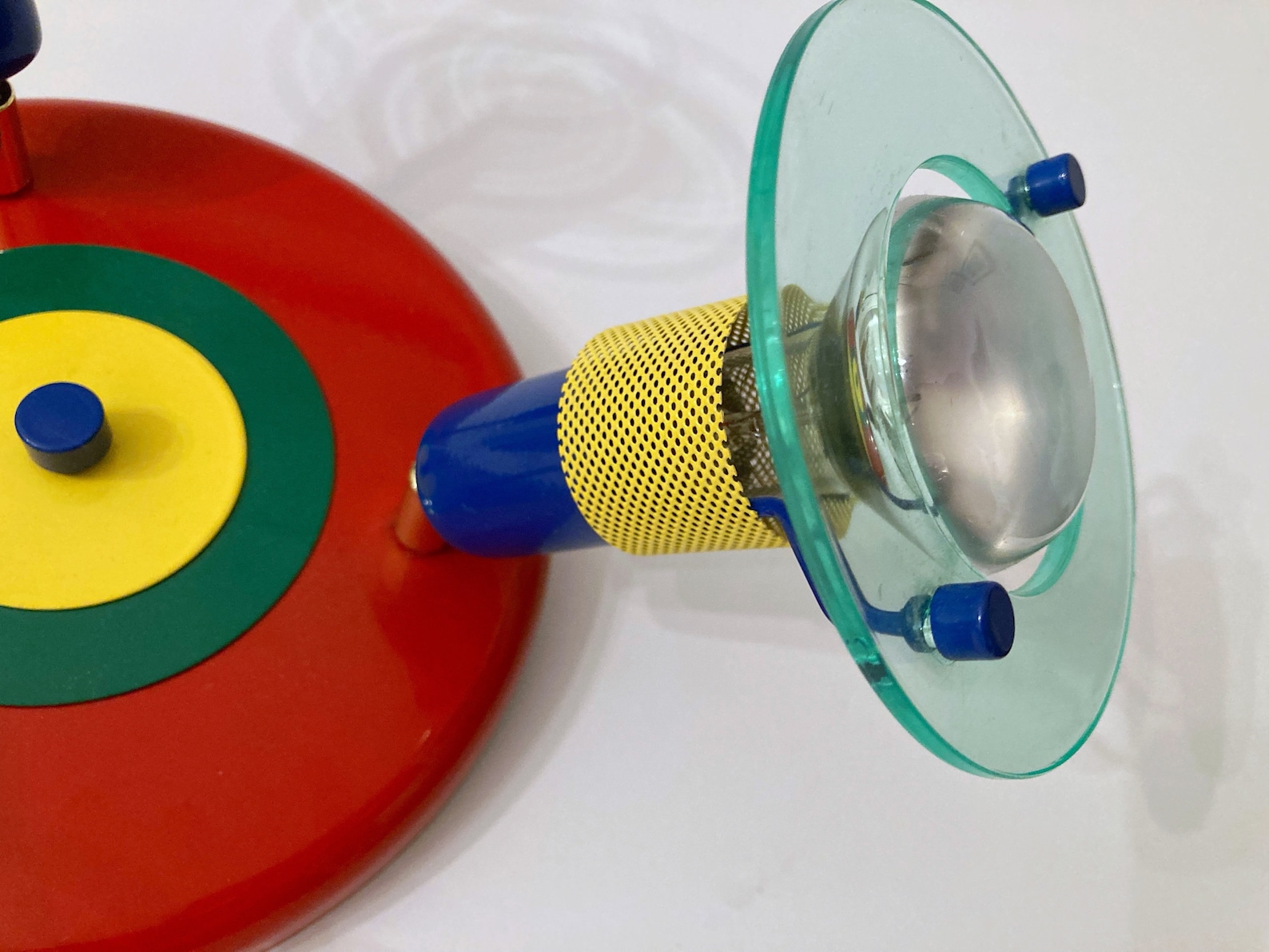 Vintage Memphis Style Flush Mount Ceiling Lamp: 80s Retro Colorful ...