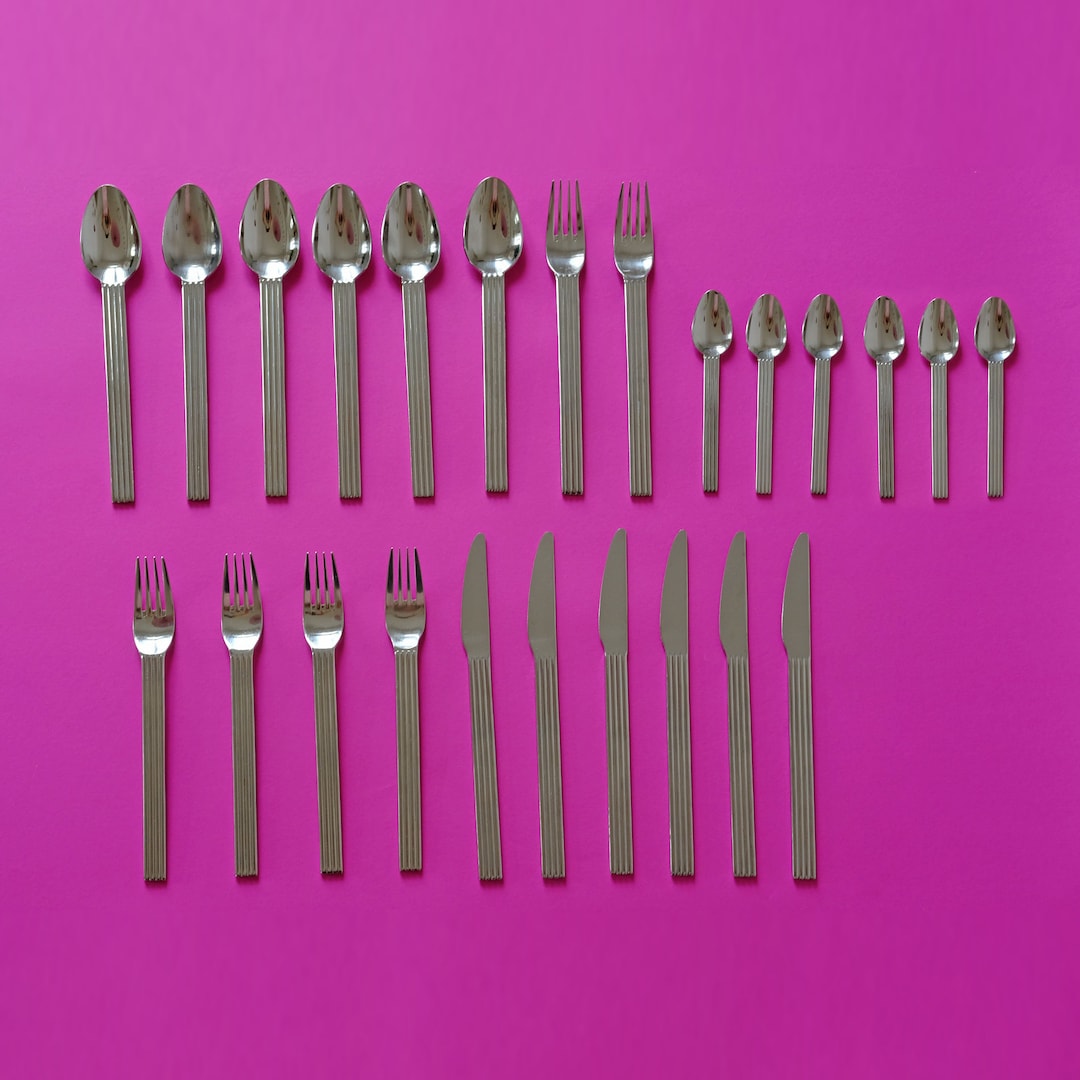 Set of 24, Strateg IKEA Flatware Cutlery Set, 1990s, Design by Ehlen ...