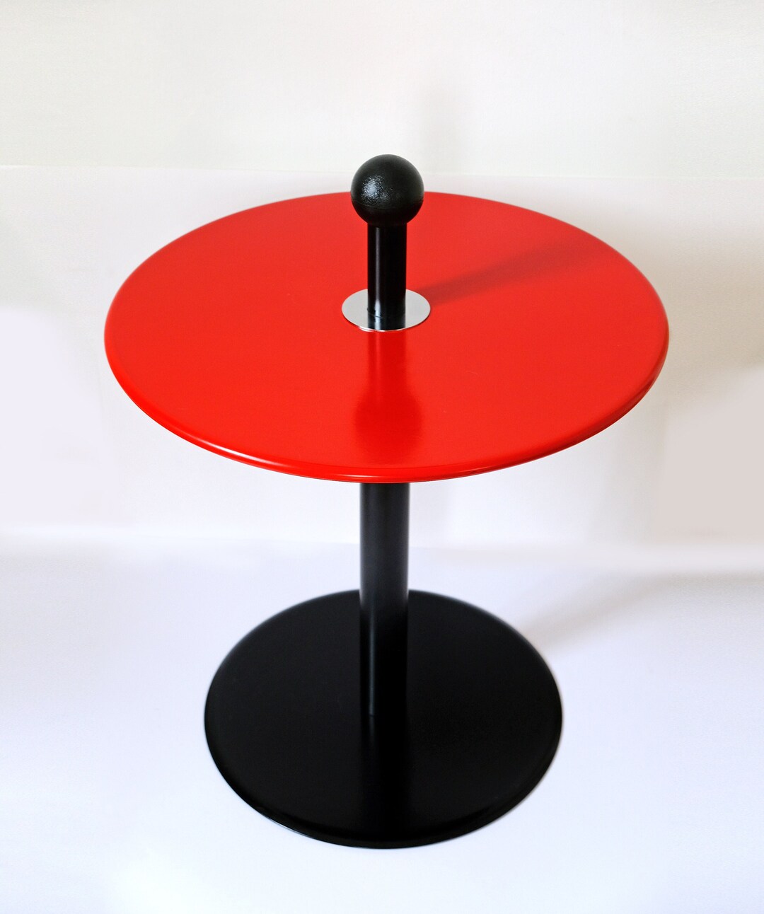 Vintage 1993 IKEA VI Table in Black and Red Steel. 80s 90s - Etsy