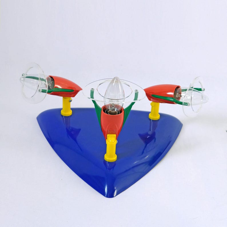 Triangular Memphis Style Ceiling Lamp: Postmodern 80s Style Pendant ...