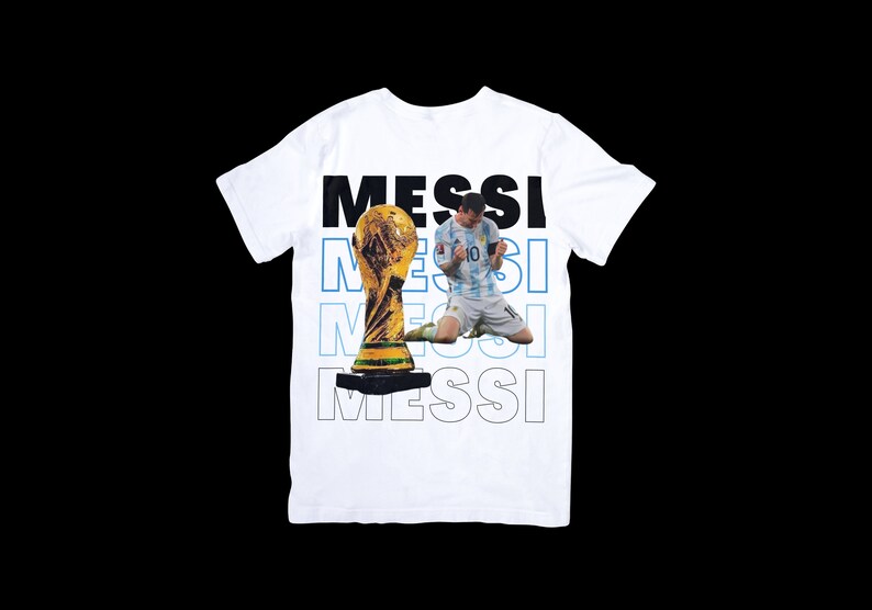Lionel Messi Shirt PNG, World Cup Champion Argentina, King Messi, World ...