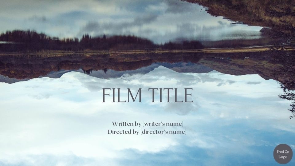 Cinematic Film Pitch Deck Template - Etsy Canada