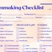 Ultimate Filmmaking Checklist (colour) - Etsy