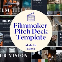 Cinematic Film Pitch Deck Template - Etsy Canada