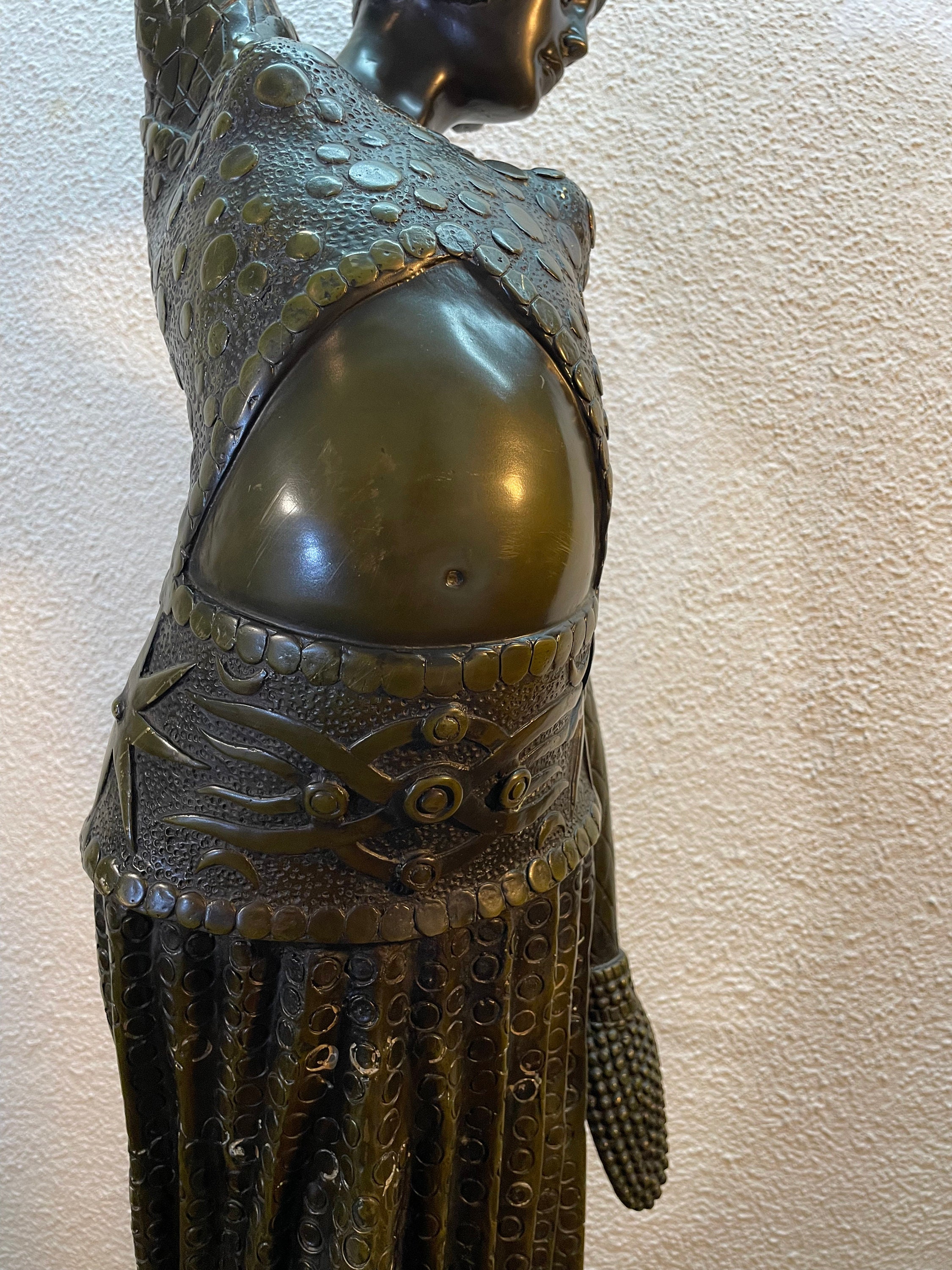 Demetre Chiparus Bronze Magnificent Belly Dancer - Etsy