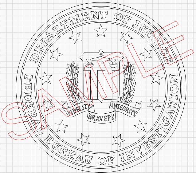 Department Of Justice Fbi Logo