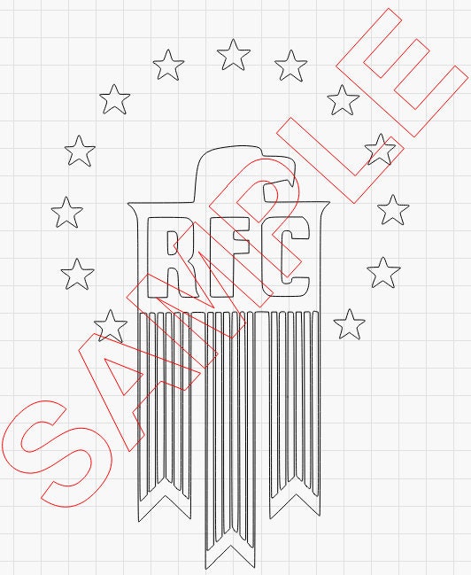 Vintage United States Reconstruction Finance Corporation (RFC) Logo ...