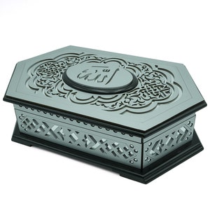 Islamic Gift Set Arabic Quran in Wooden Keepsake Case - Etsy