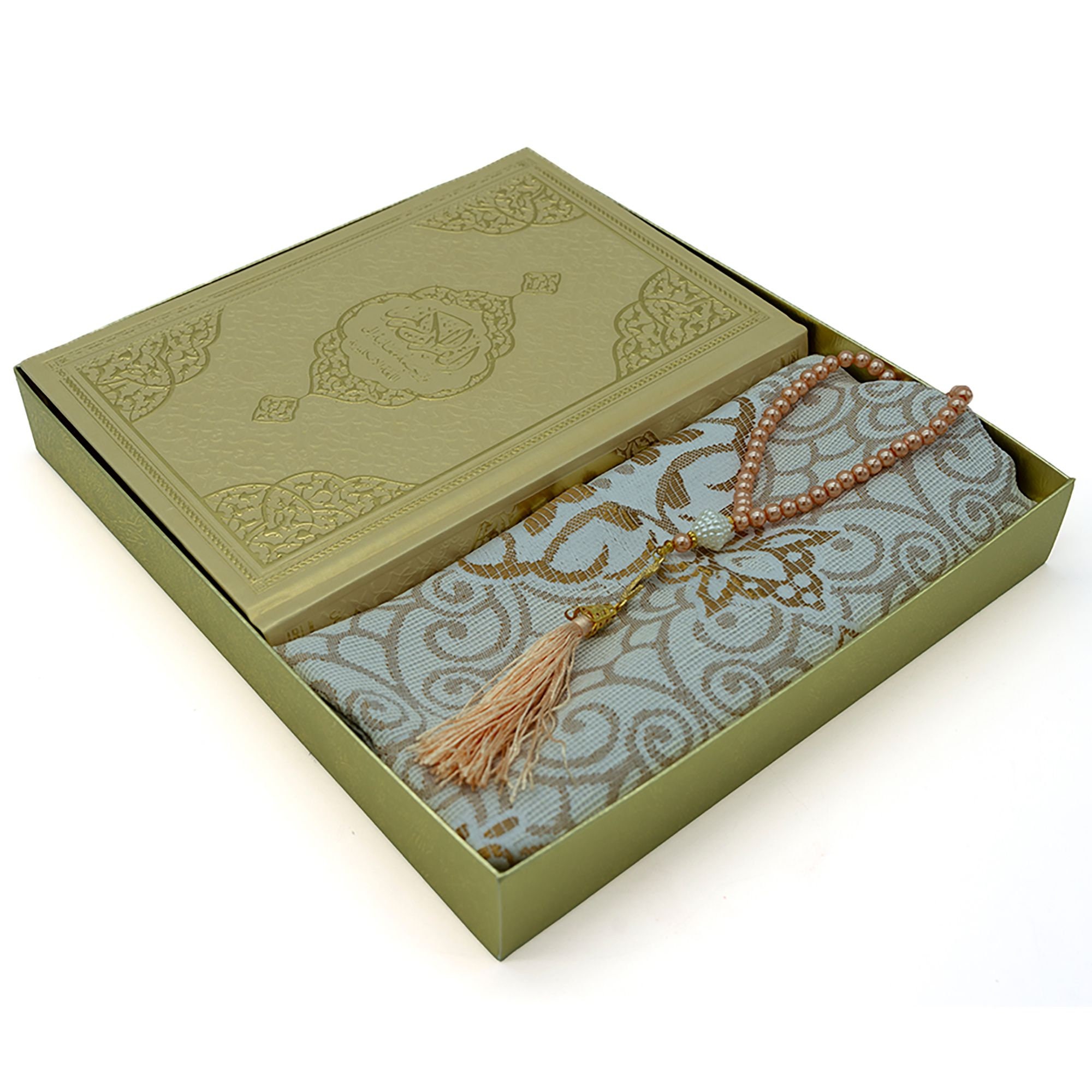 Islamic Gift Set | Elegant Gift Box - Includes Praying Mat, Tesbih ...