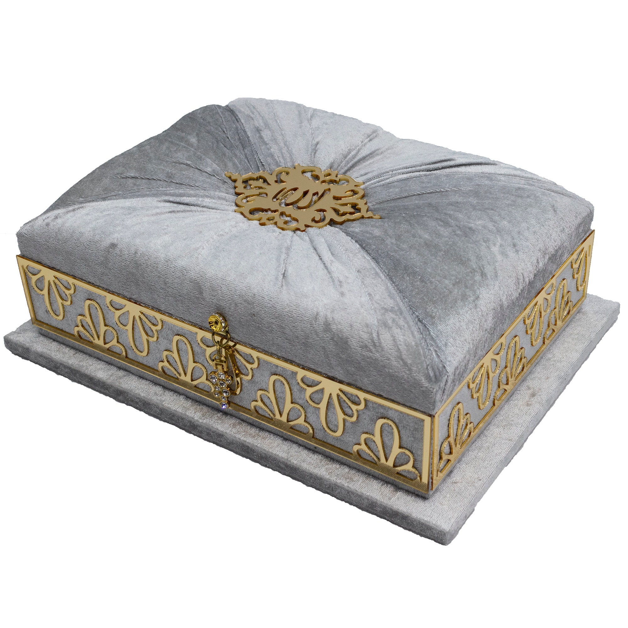 Islamic Gift Set Velvet Arabic Quran in Keepsake Case - Etsy