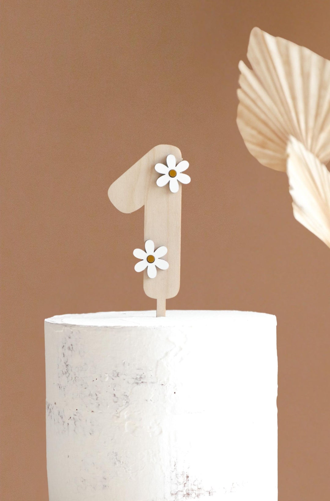 Daisy Number Cake Topper, Baby First Birthday, Custom Name 1'st ...