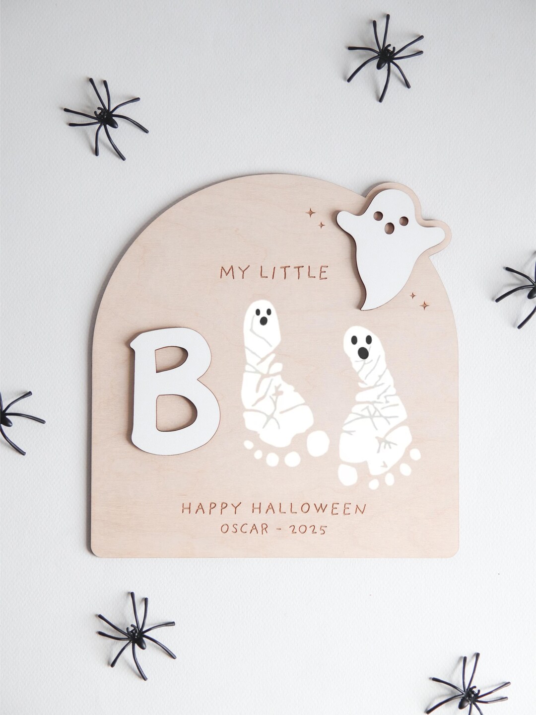DIY Halloween Footprint Sign | Baby's First Halloween Keepsake 2025 ...