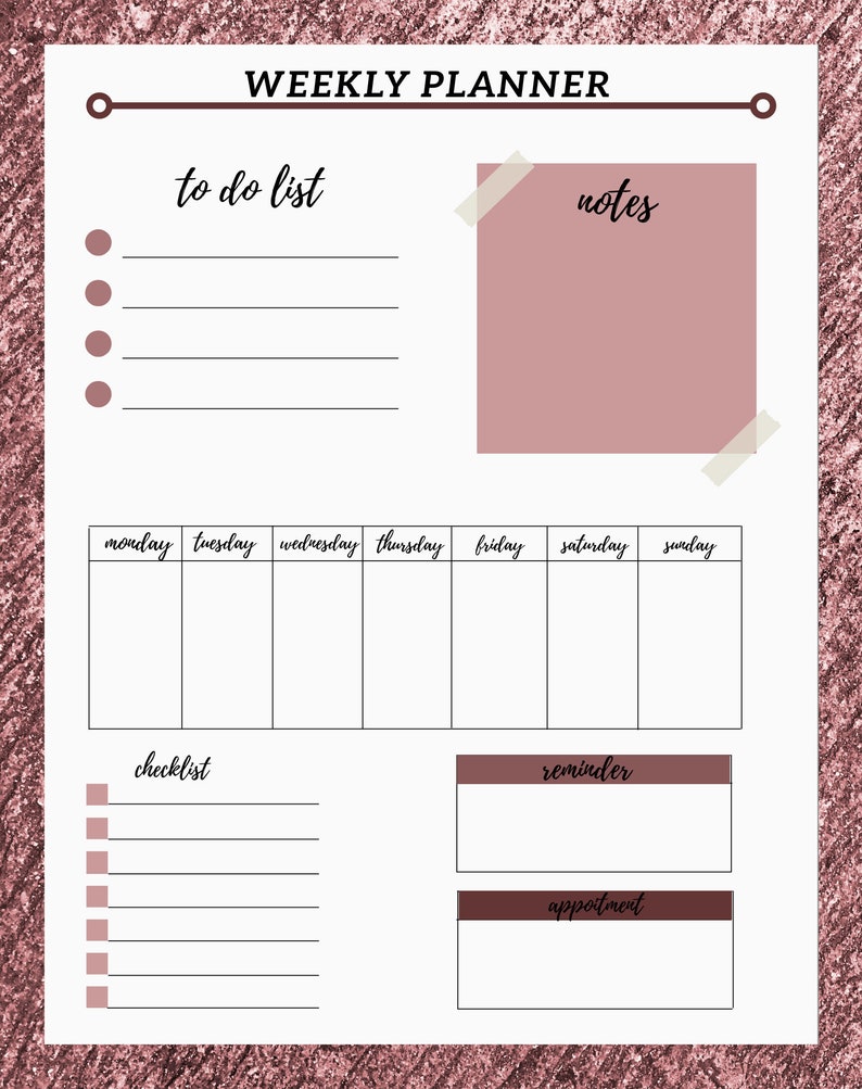 PART 1 !!! 2023 Planner, A4, Checklist, Notes Book, School Planner - Etsy