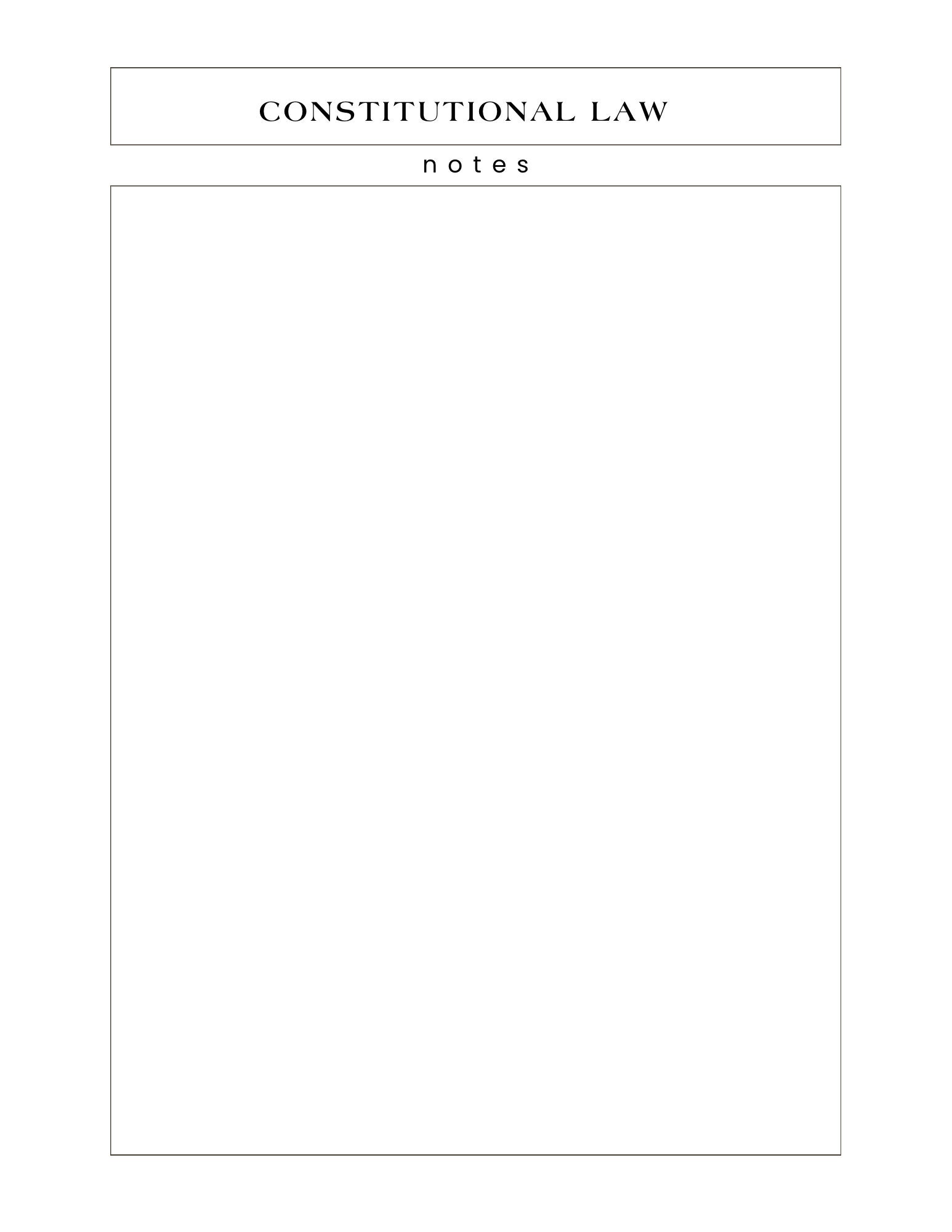 Constitutional Law Study Sheets - Etsy