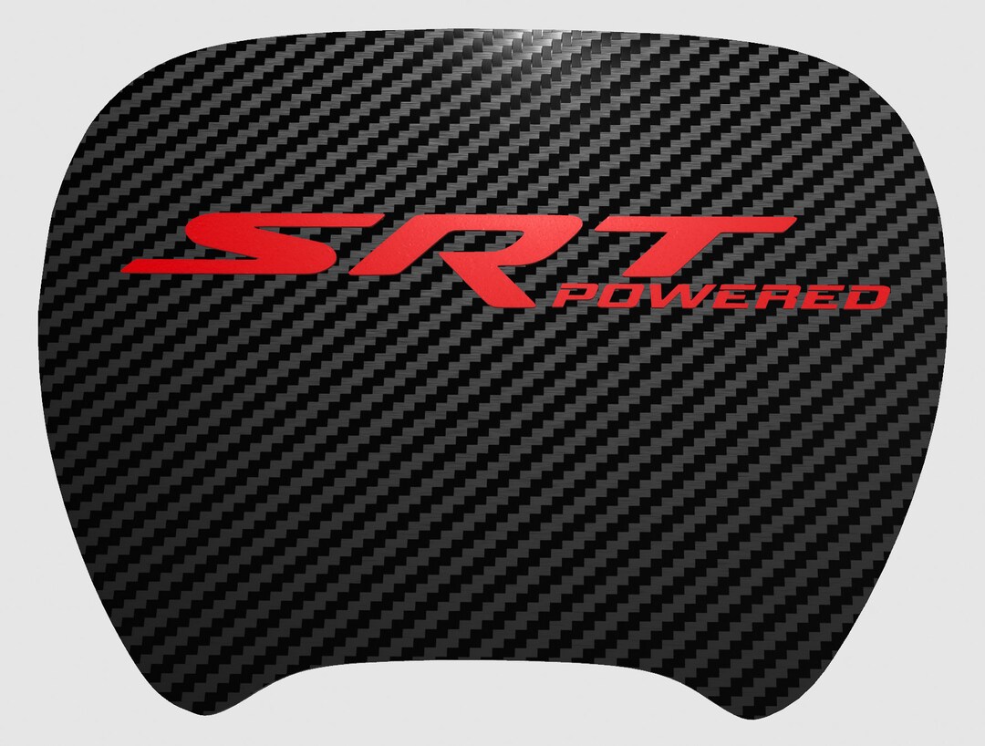 SRT Powered Steering Wheel Overlay carbon Fiber Black - Etsy