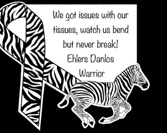 Eds Sticker, Ehlers Danlos Sticker, Ehlers Danlos Awareness, Ehler ...