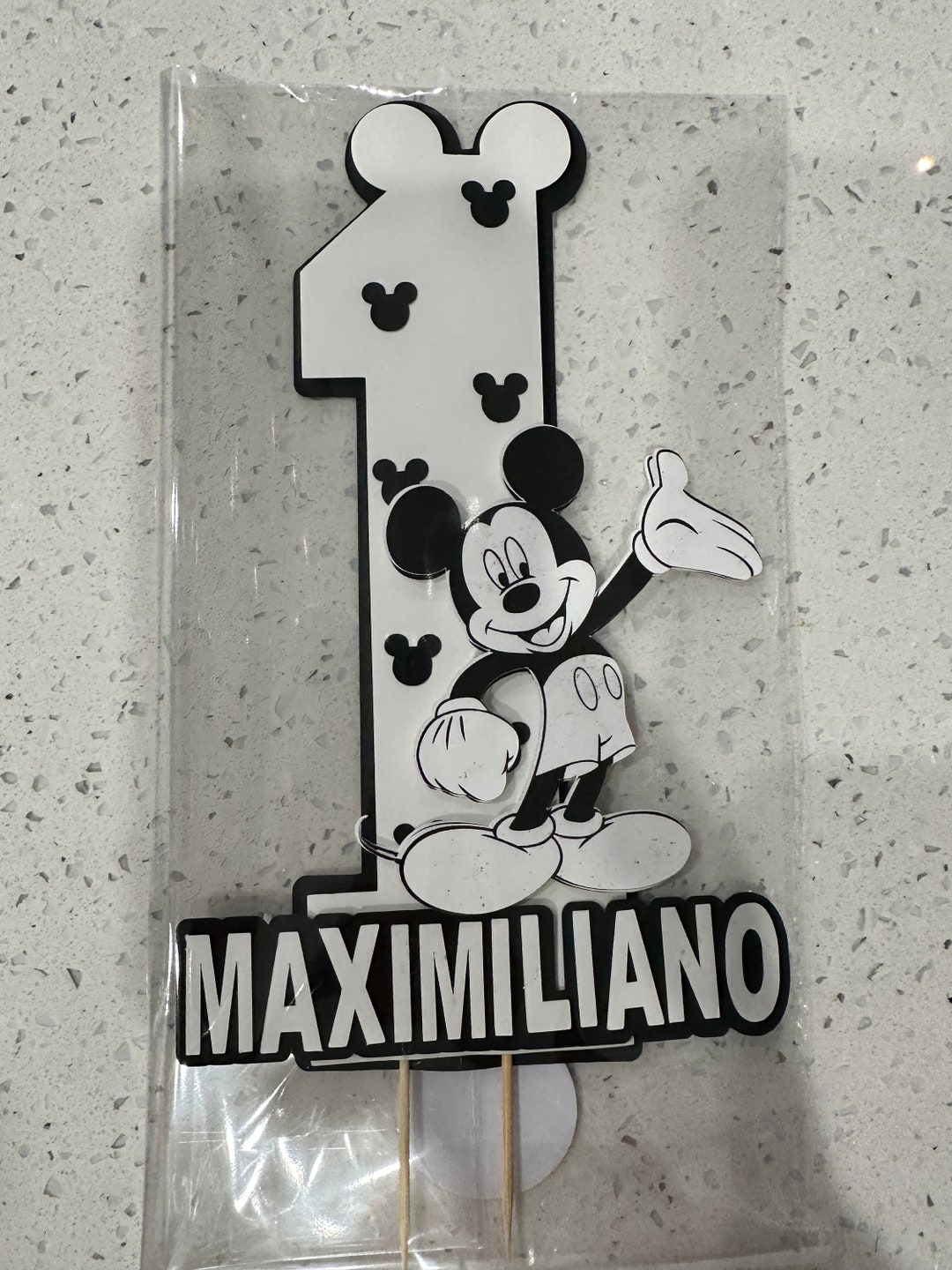 Cake Topper Mickey Mouse - Etsy