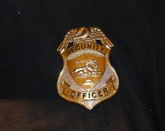 Metal Security Badge - Etsy