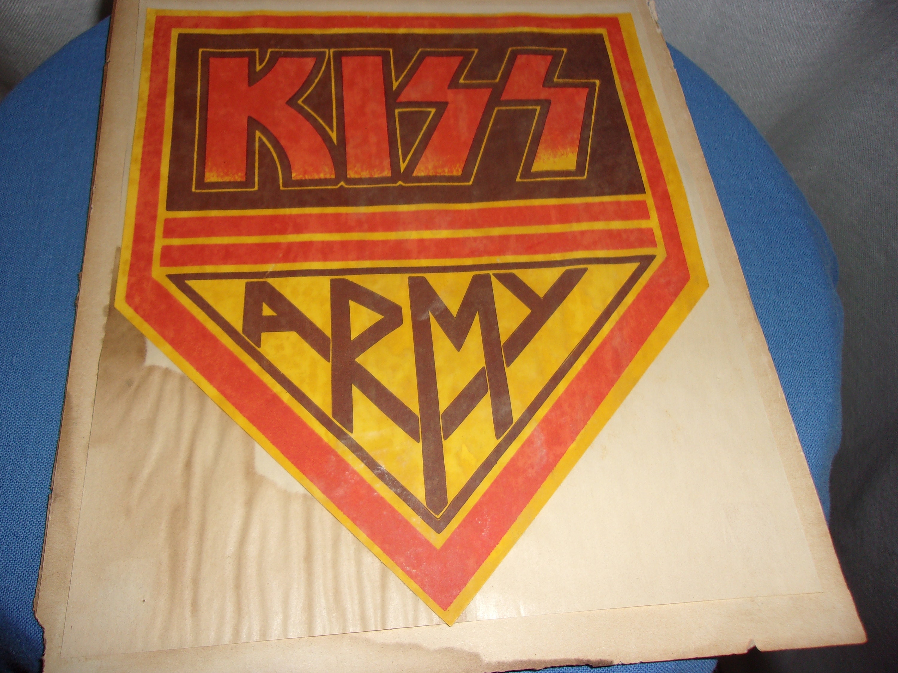 Kiss 1976 Original Kiss Army Iron on Never Used - Etsy