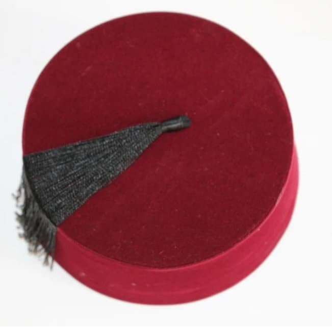 Moroccan Luxury Tarbouche, Islamic Fes Red Tarbouche, Traditional ...