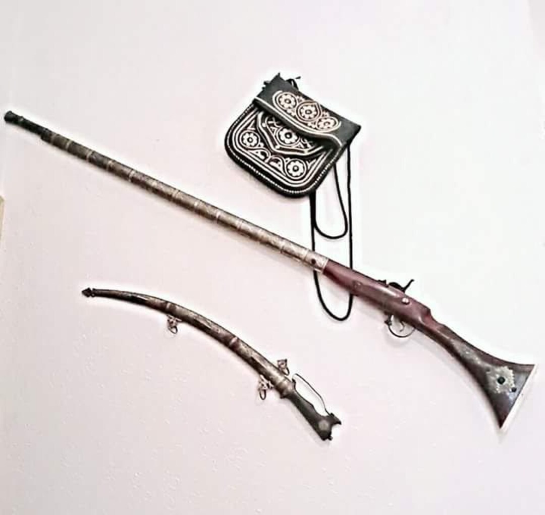Moroccan Handmade Rifle Traditional Adorned With Decorative Silver - Etsy