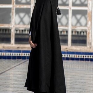 Selham Wool Morocco, Cape, Wrap, Handmade Moroccan Selham, Unisexe ...