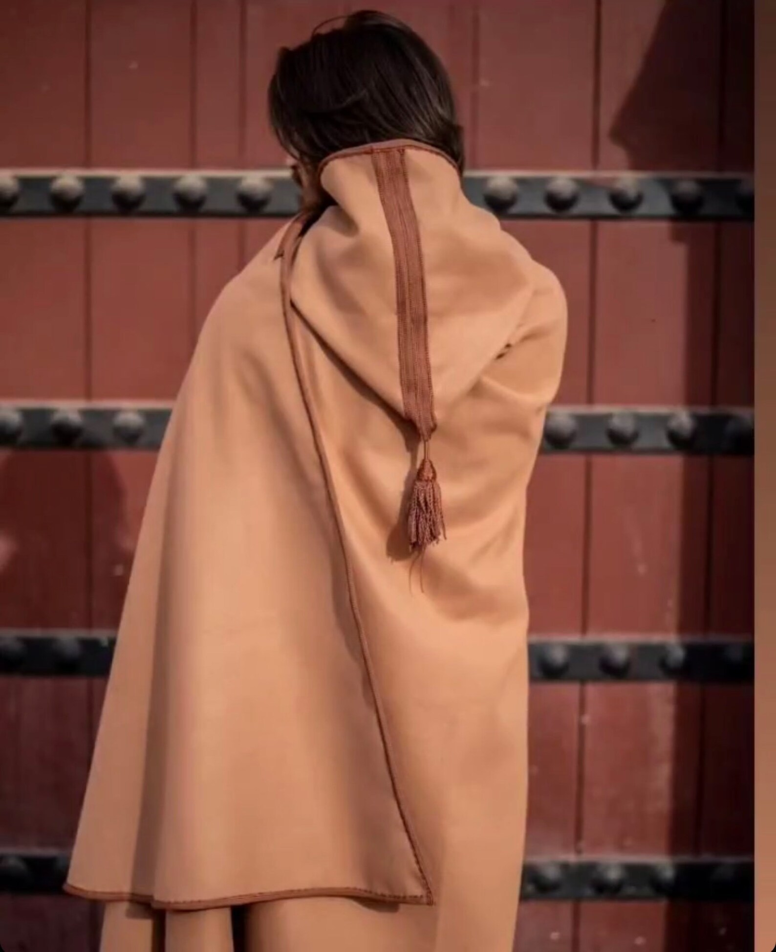 Selham Wool Morocco, Cape, Wrap, Handmade Moroccan Selham, Unisexe ...