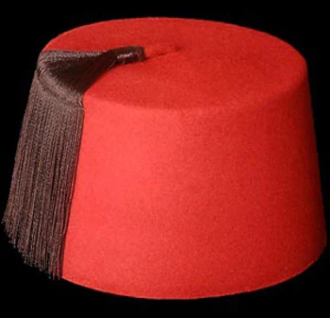 Moroccan Luxury Tarbouche, Islamic Fes Red Tarbouche, Traditional ...