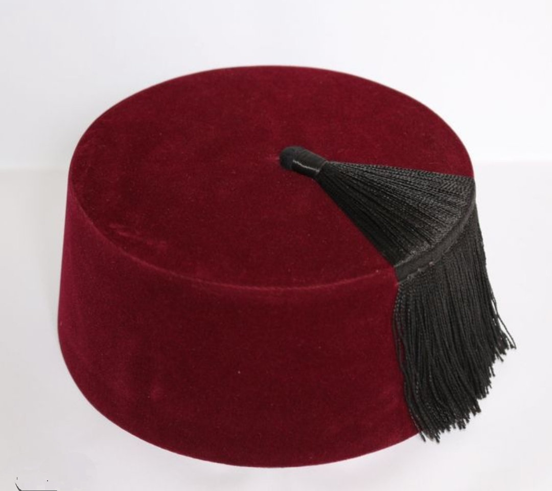 Moroccan Luxury Tarbouche, Islamic Fes Red Tarbouche, Traditional ...