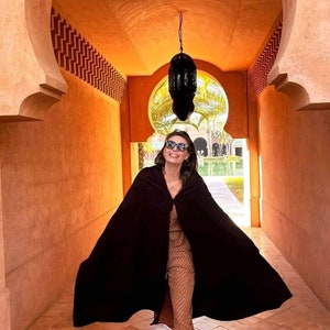 Selham Wool Morocco, Cape, Wrap, Handmade Moroccan Selham, Unisexe ...