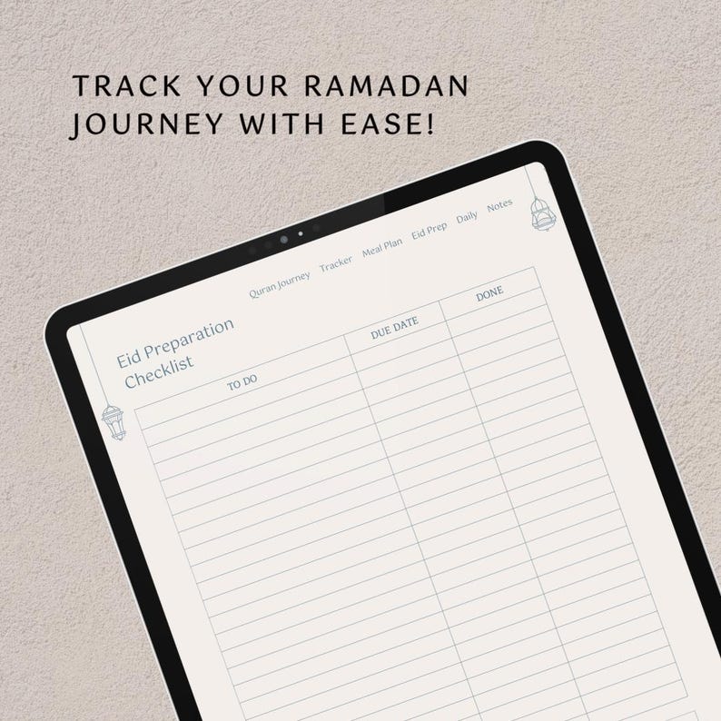 2025 Ramadan Journal - Ramadhan Planner - Daily Islamic Planner - Quran ...